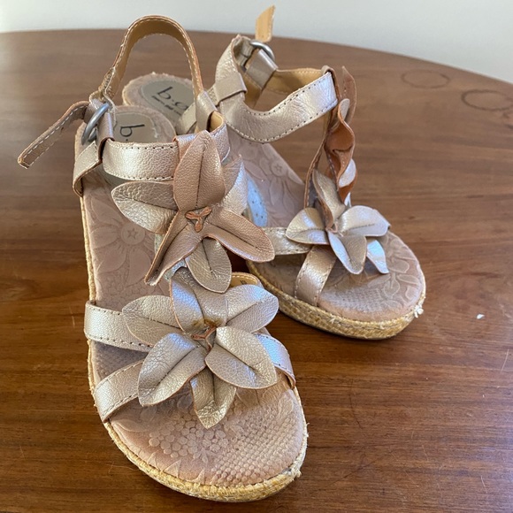 boc | Shoes | Boc Born Concept Edith Metallic Gold Wedges | Poshmark
